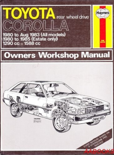 Toyota Corolla Rear Wheel Drive 1980-1983(5) Workshop Manual