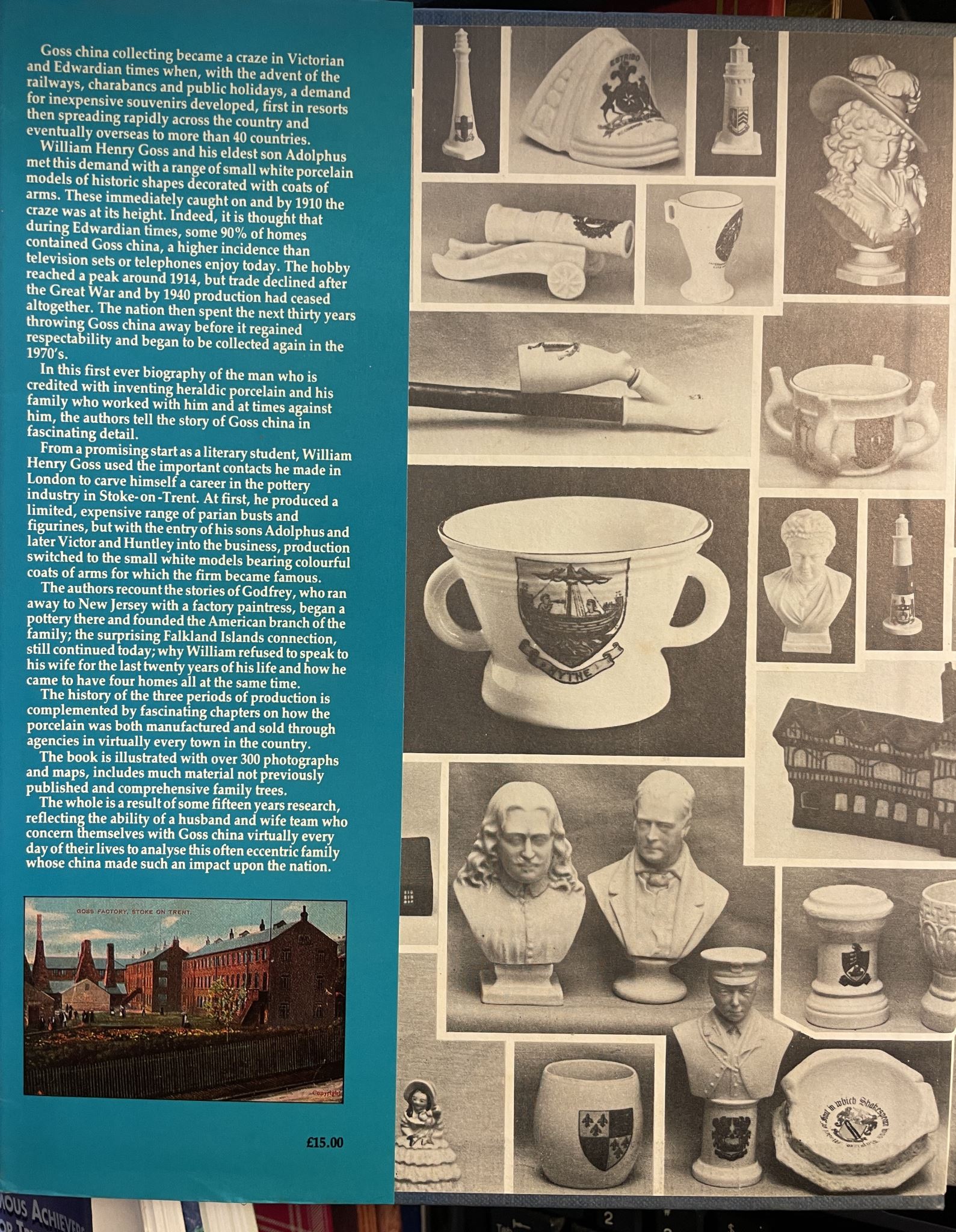 William Henry Goss Staffordshire family of potters invented Heraldic ...