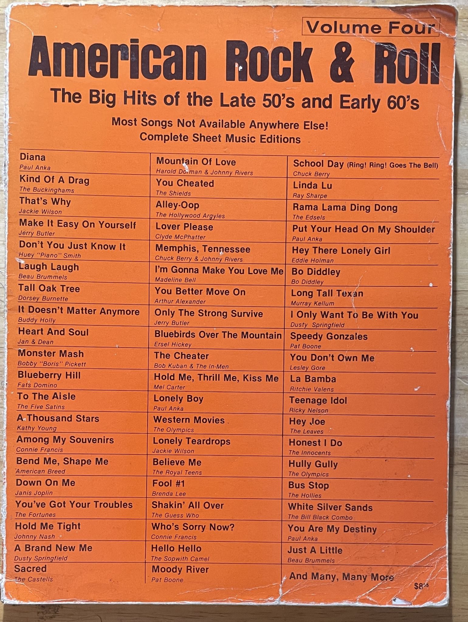American Rock & Roll Vol 4 The Big Hits of the Late 50's and Early 60's