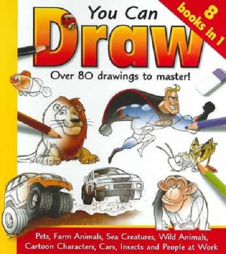 You Can Draw Over 100 Drawings to Master! 8 Books in 1