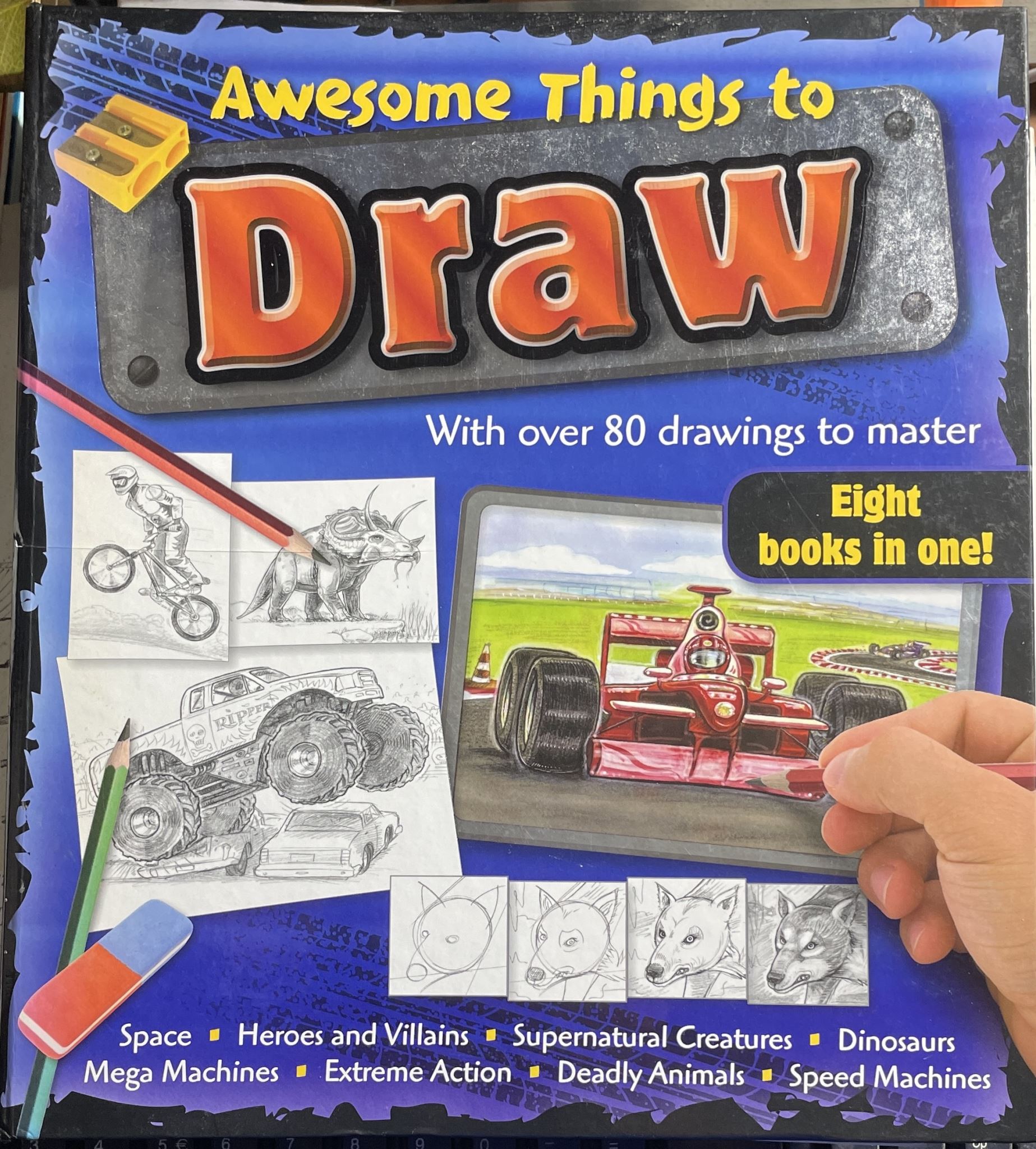 Awesome Things to Draw With Over 80 Drawings to Master 8 books in 1