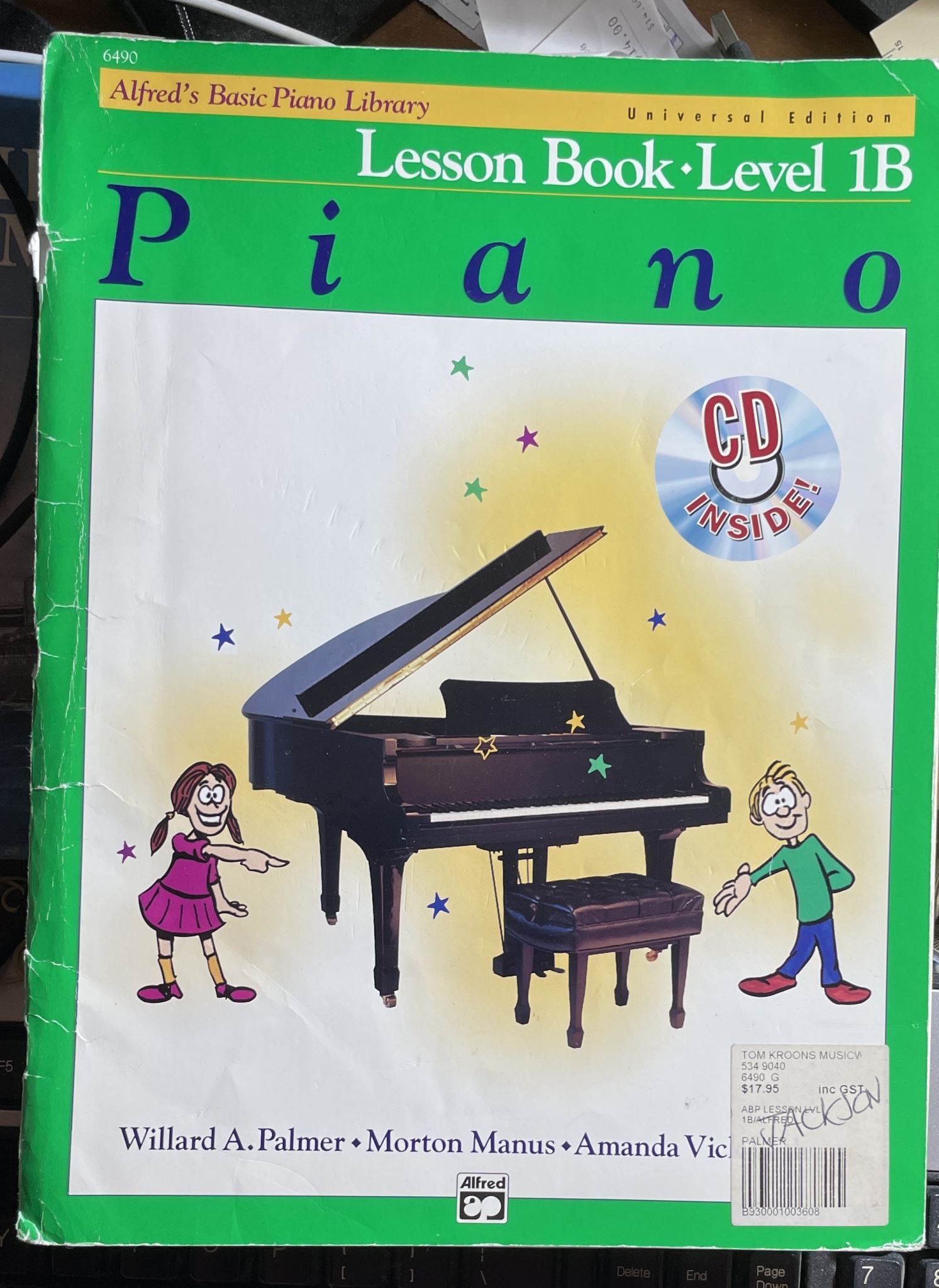 Alfred Basic Piano Library Lesson Book Level 1B with CD